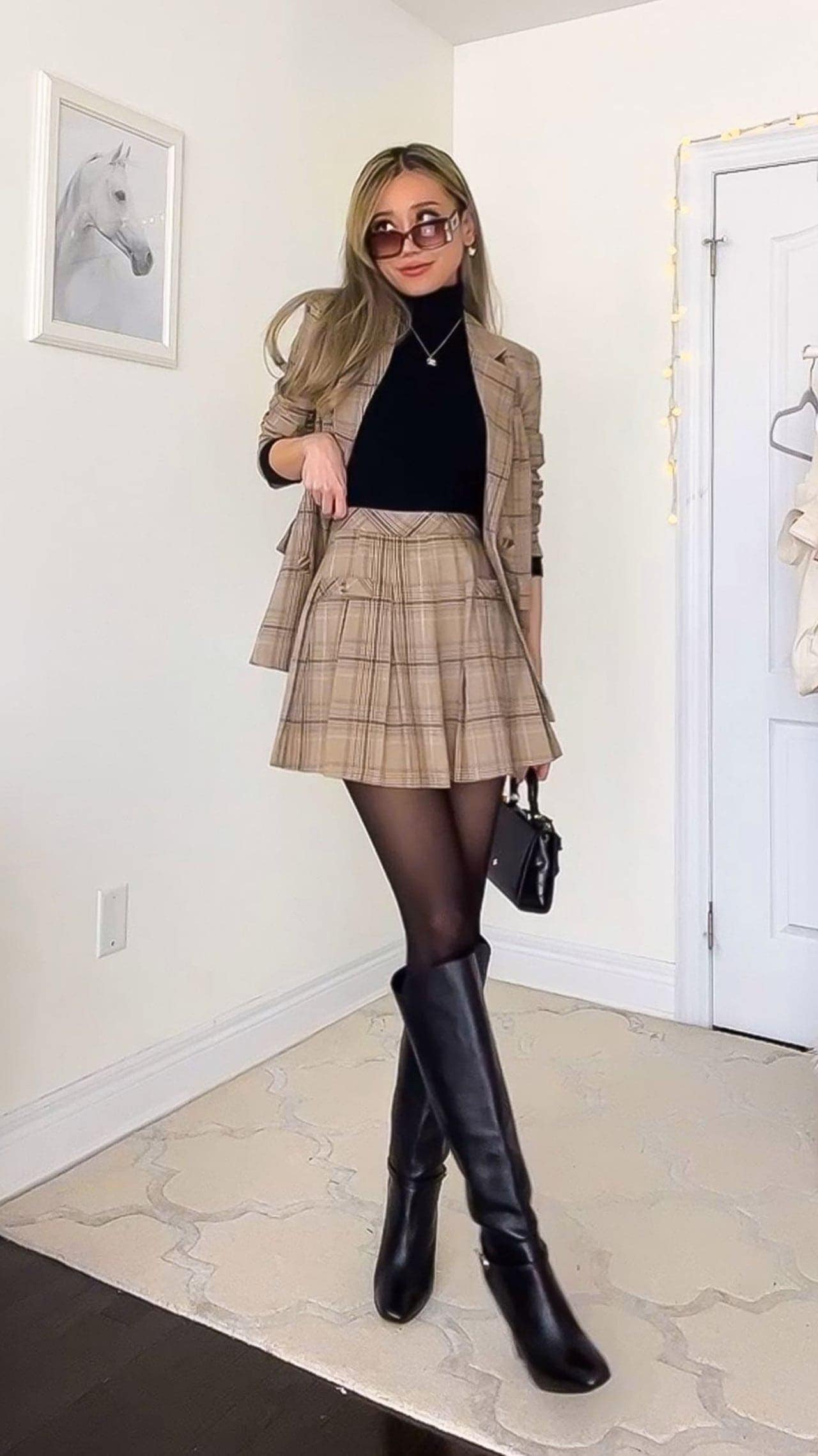 My dark academia look - Kerina Wang