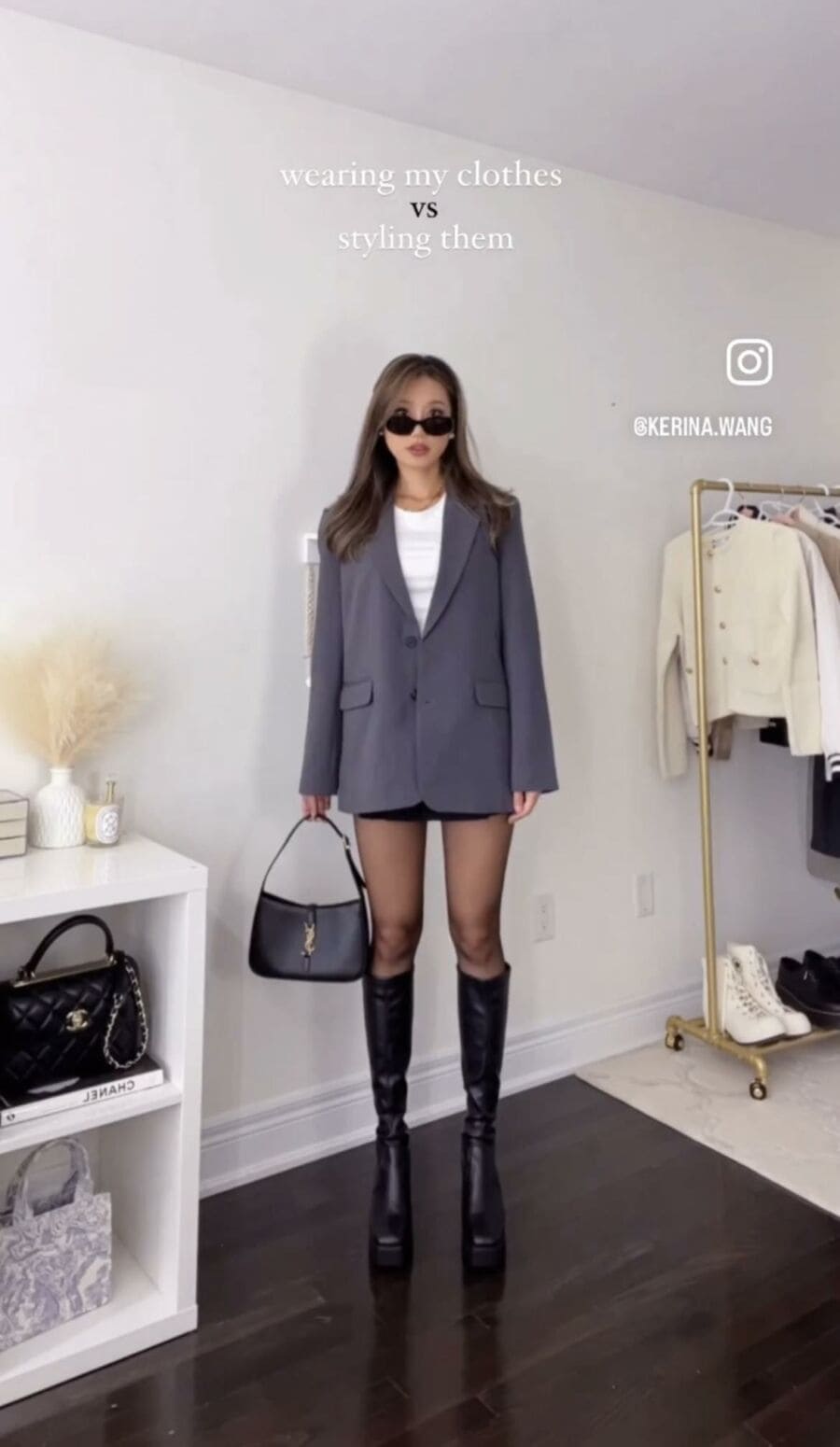 wearing vs styling your clothes - Kerina Wang